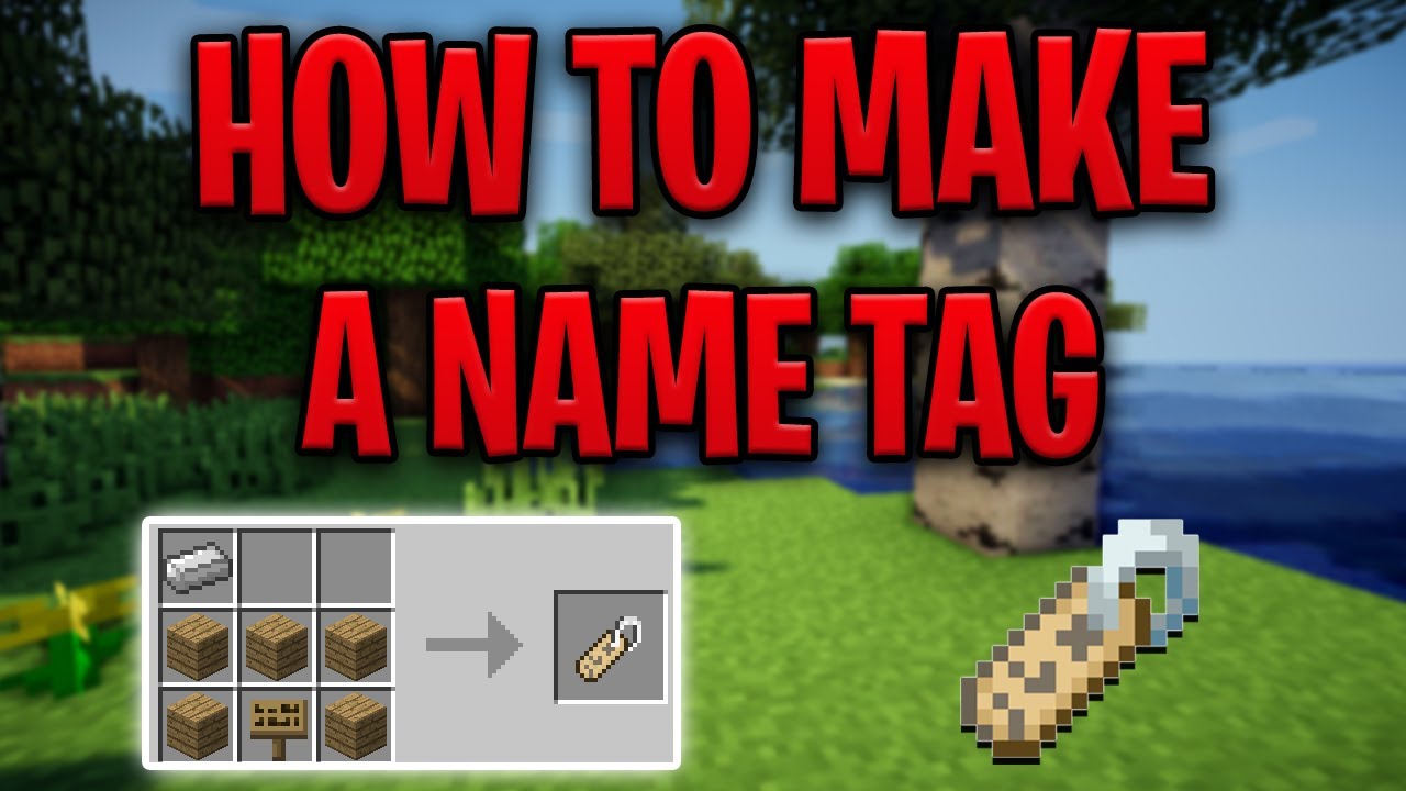 How To Name Tag A Animal In Minecraft